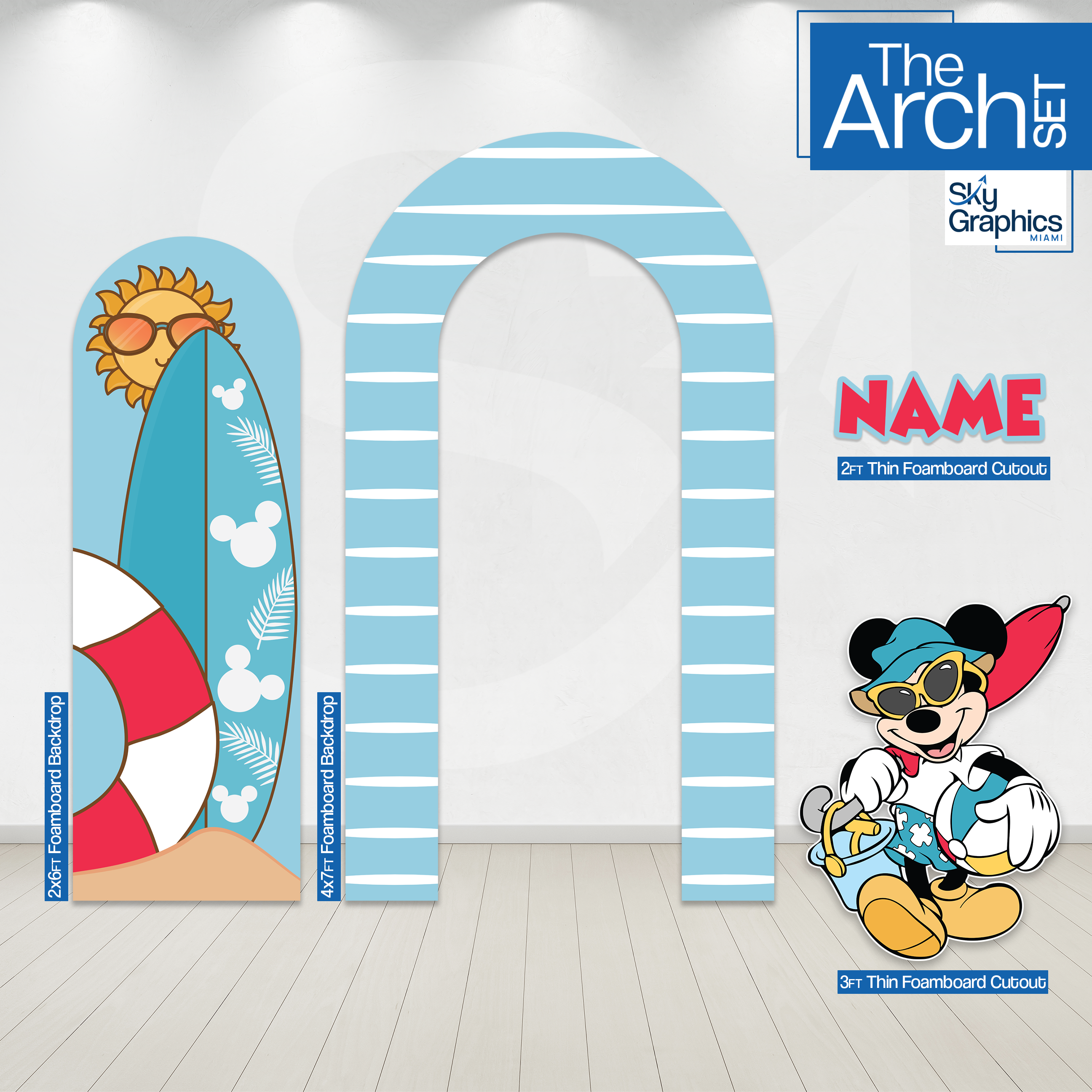 The Arch Set | Mickey Mouse | Sky Graphics Miami