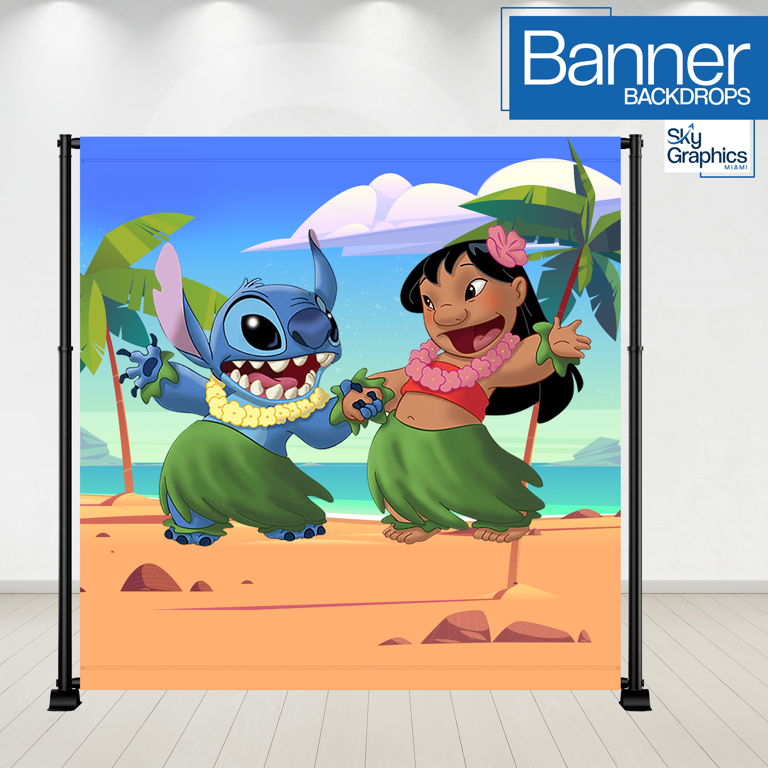 Banner Backdrop | Lilo & Stitch | Sky Graphics Miami